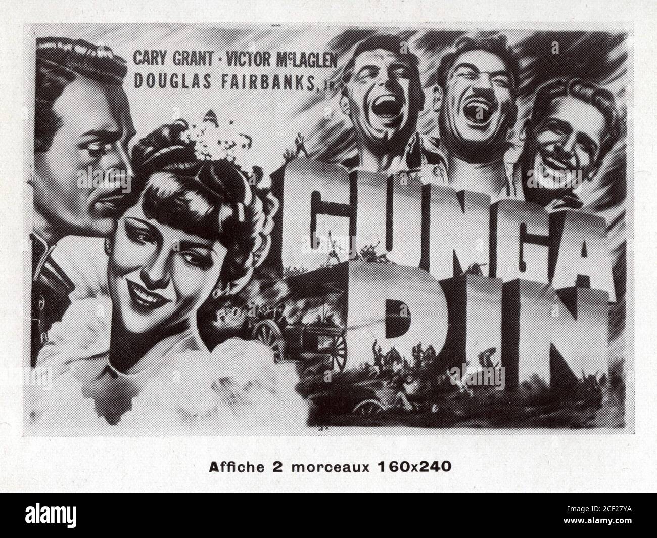 CARY GRANT VICTOR McLAGLEN DOUGLAS FAIRBANKS Jr and JOAN FONTAINE in ...
