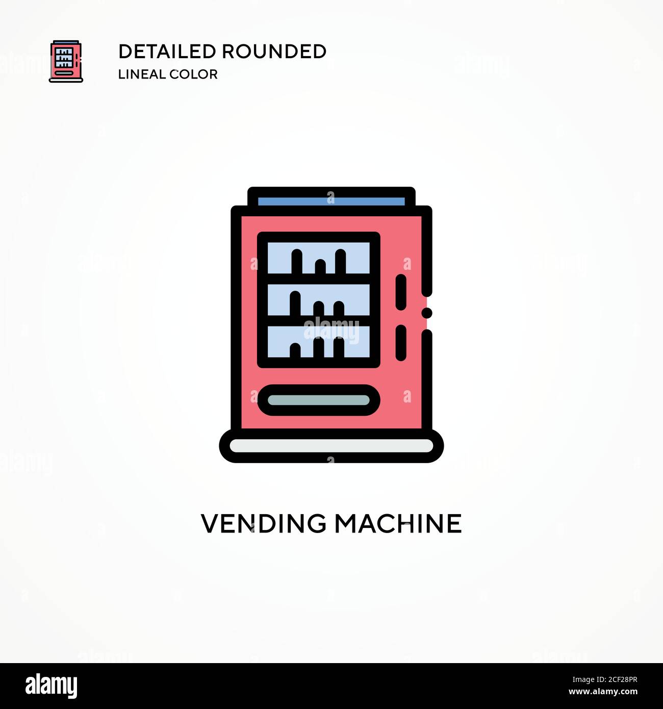 Vending machine vector icon. Modern vector illustration concepts. Easy ...
