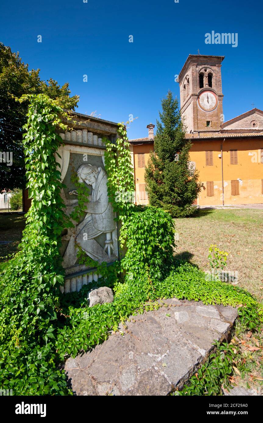 Italy, Emilia Romagna, Roncole Verdi, Giuseppe Verdi Monument by Mario ...