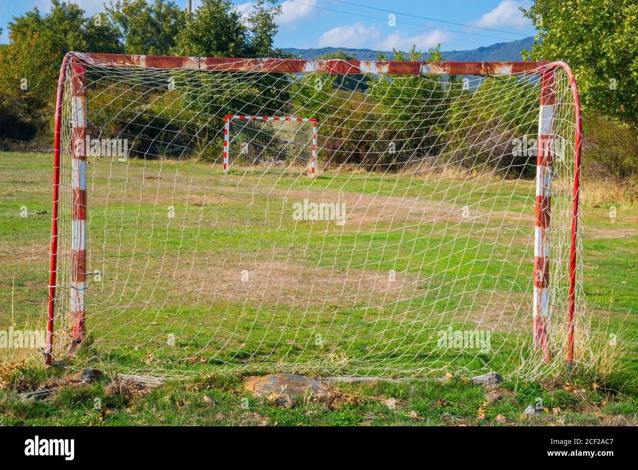 Rural football pitch hi-res stock photography and images - Alamy