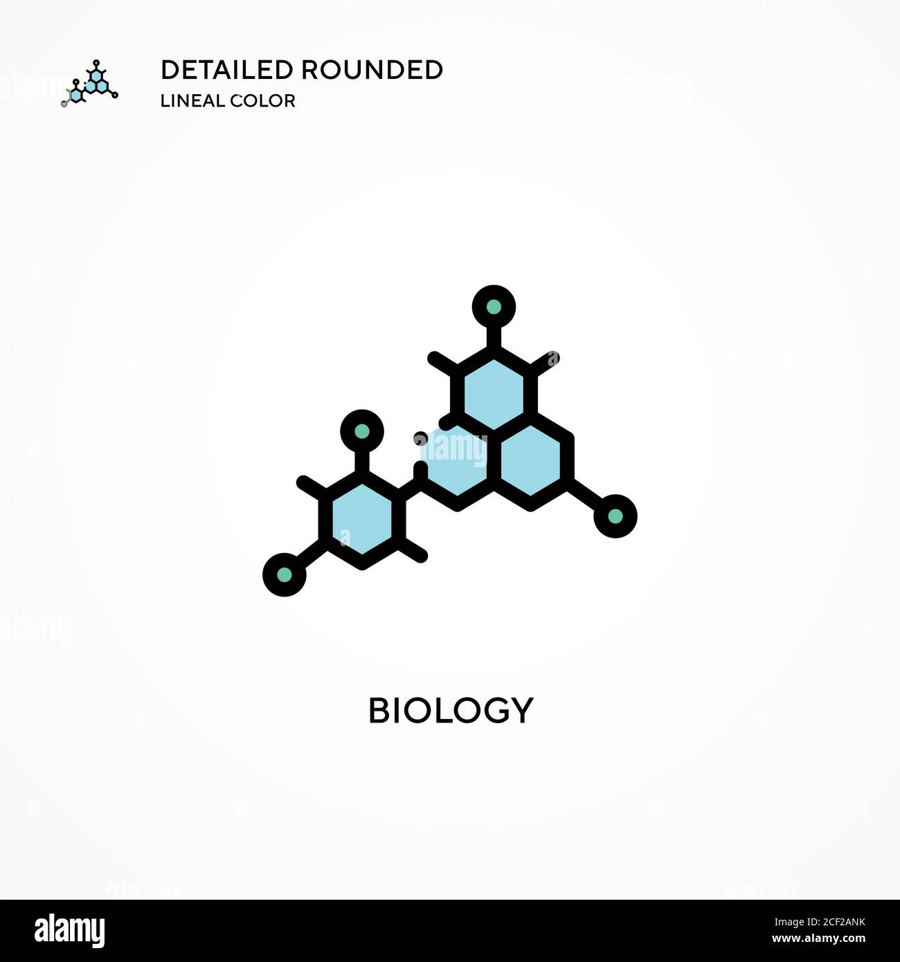 Biology vector icon. Modern vector illustration concepts. Easy to edit ...