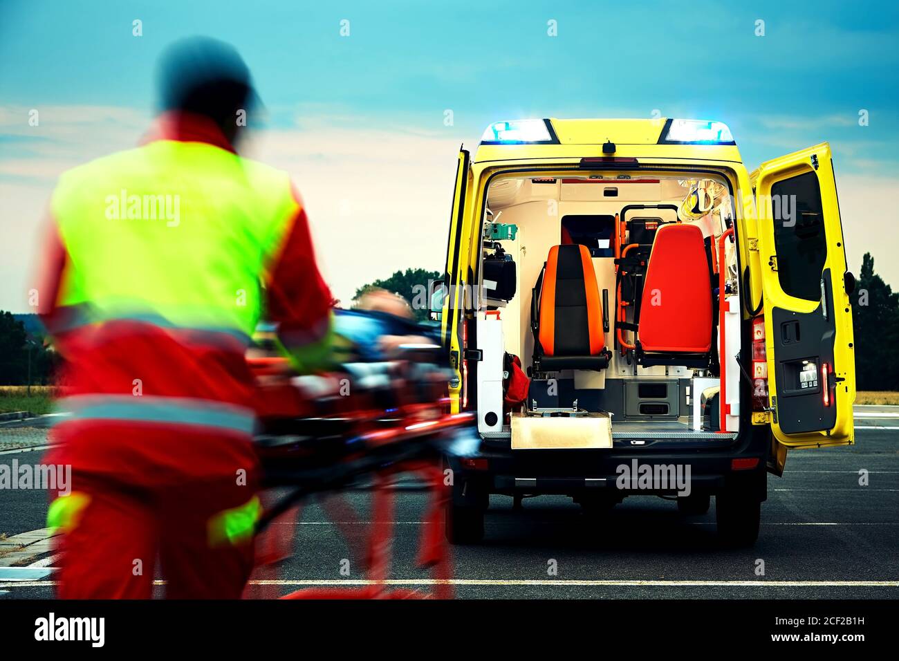 Ems emergency medical service ambulance hi-res stock photography and ...