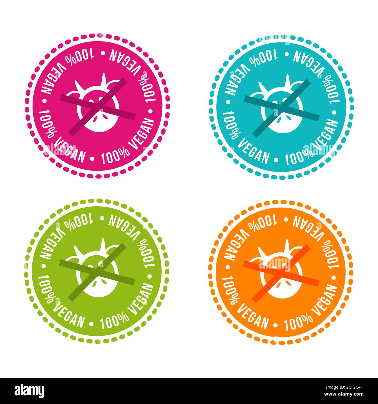 Set of Allergen free Badges. 100% vegan. Vector hand drawn Signs. Can ...