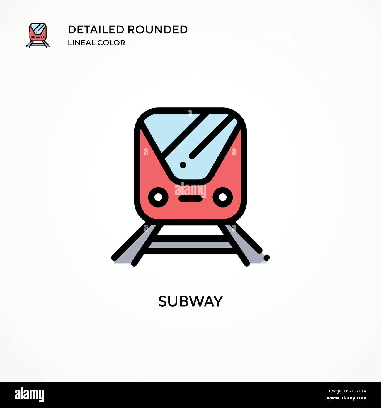 Subway vector icon. Modern vector illustration concepts. Easy to edit ...
