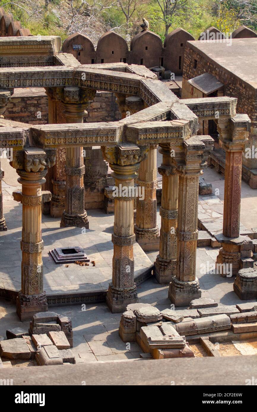 Shiv Temple or Neelkanth temple, Kalinjar Fort, Uttar Pradesh, India ...