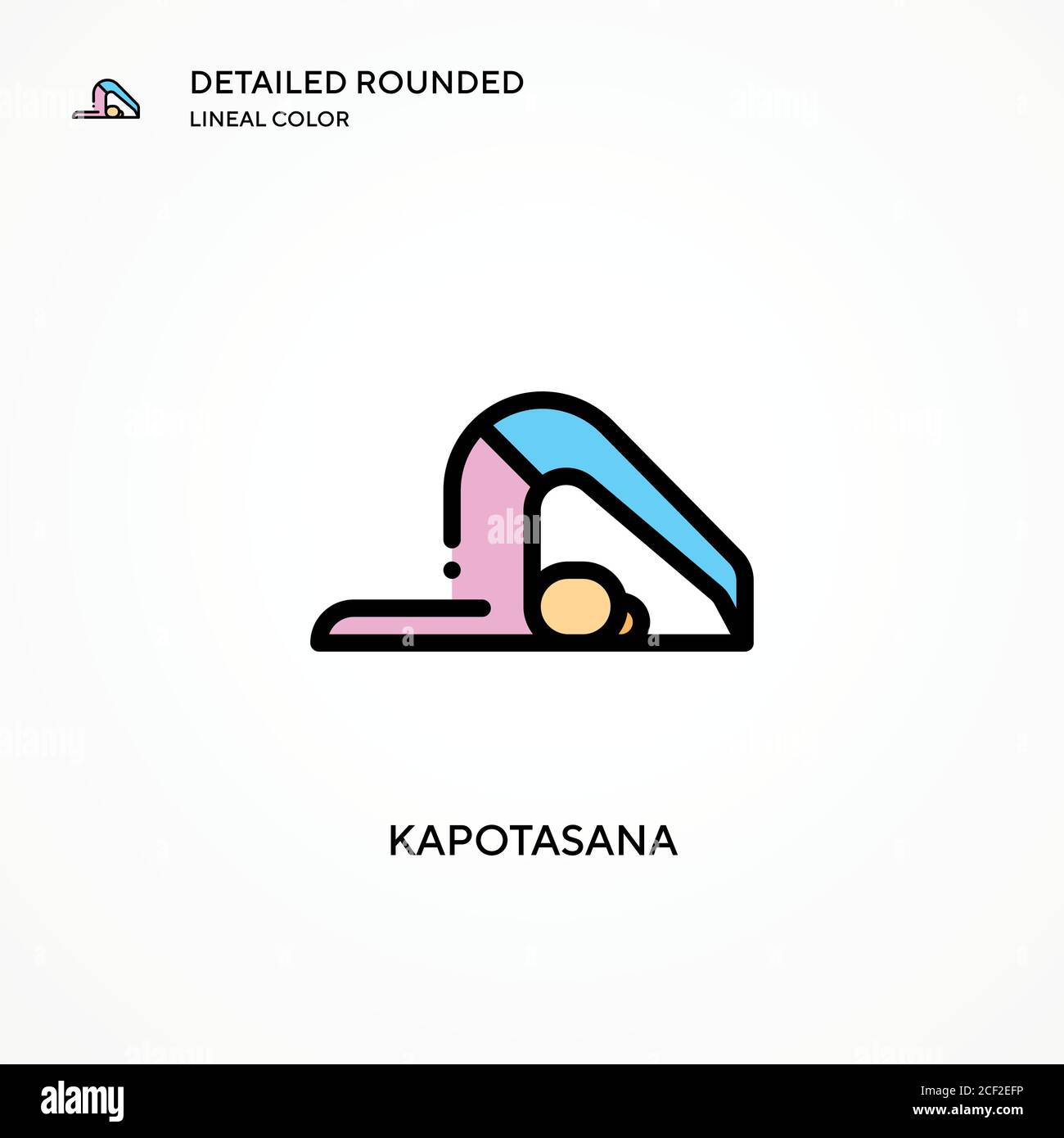 Kapotasana vector vectors hi-res stock photography and images - Alamy