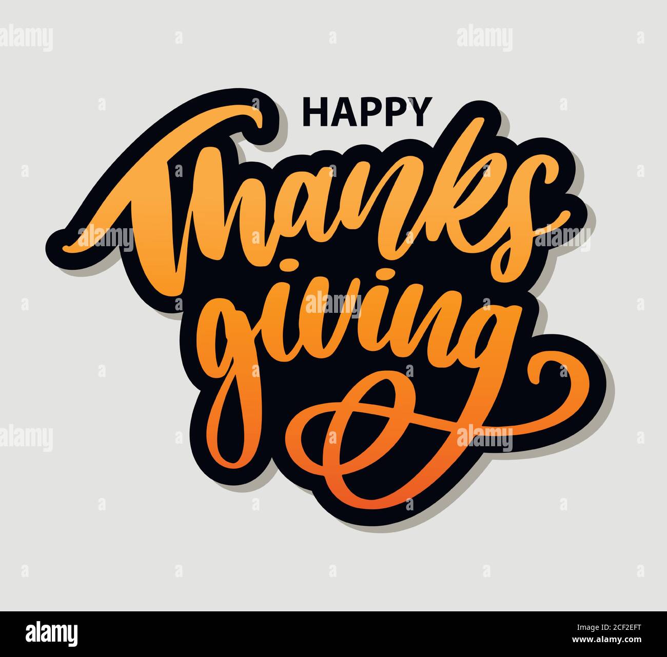 Retro design happy turkey Stock Vector Images - Alamy