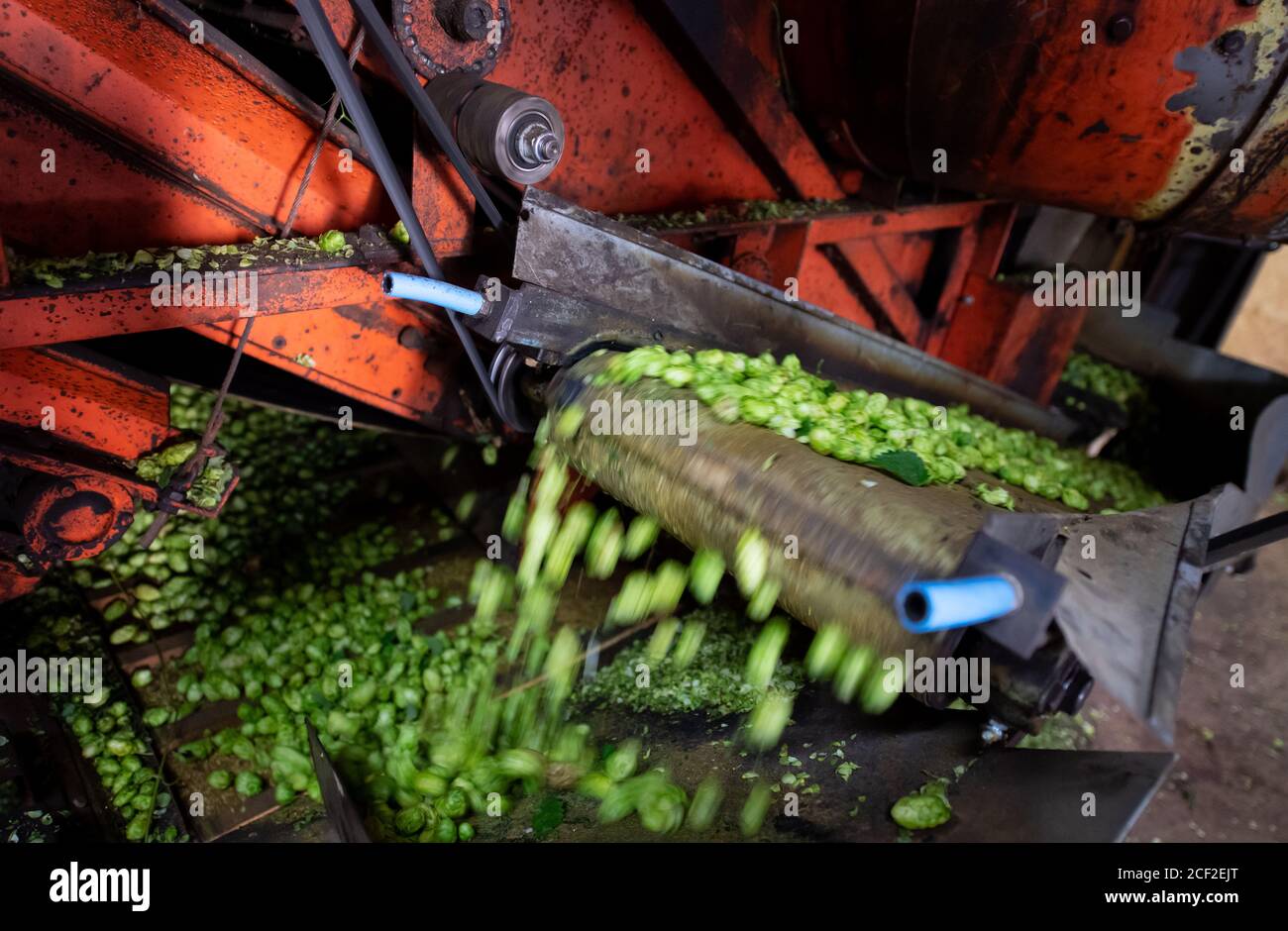Hop picking machine hi-res stock photography and images - Alamy