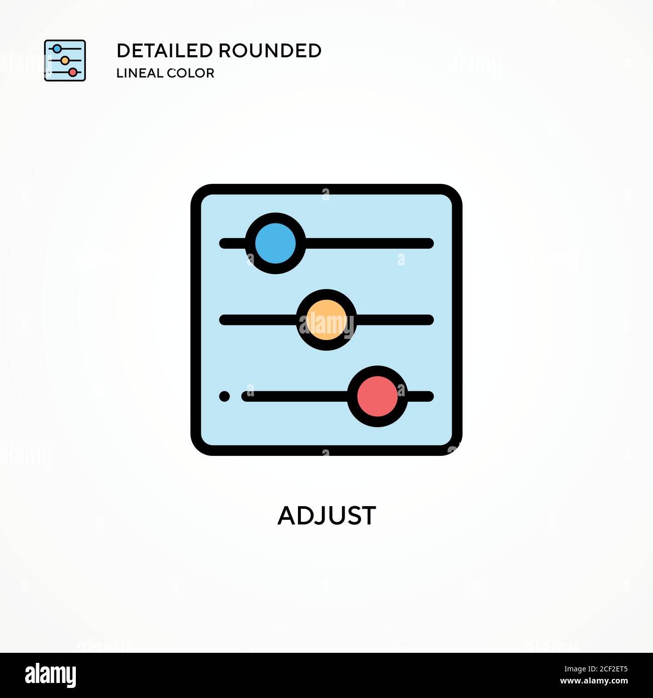 Adjust vector icon. Modern vector illustration concepts. Easy to edit ...