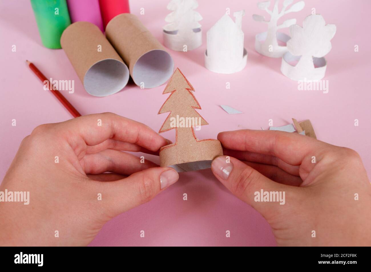 How to make trees, decoration.Daily activities, diy for kids, zero ...