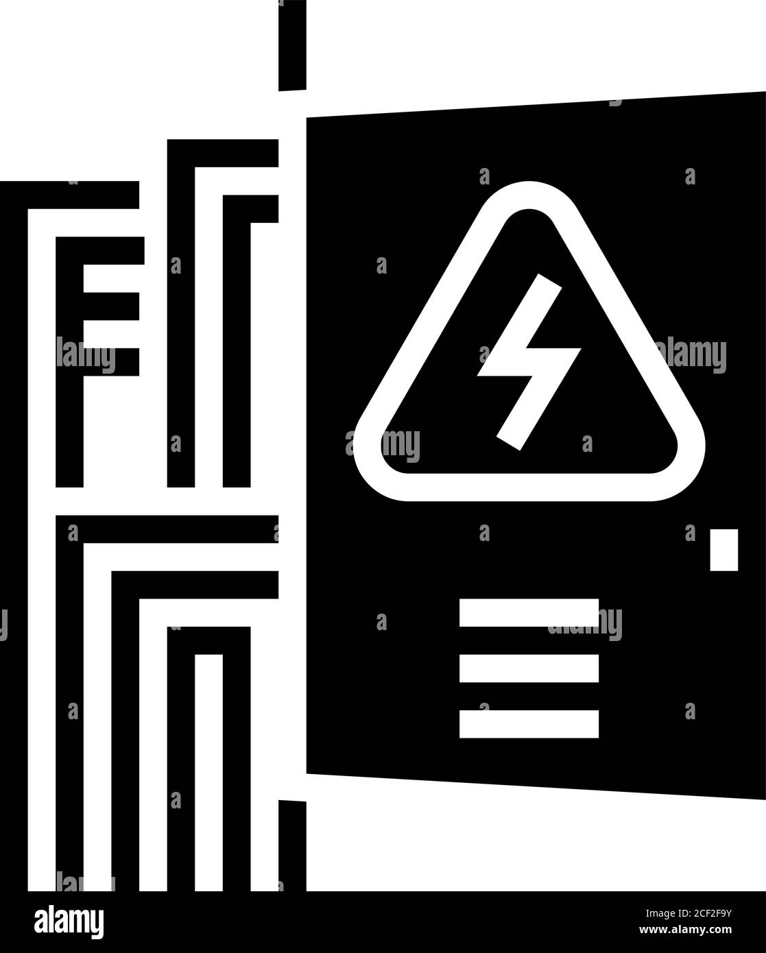 switchboard box glyph icon vector illustration Stock Vector Image & Art ...