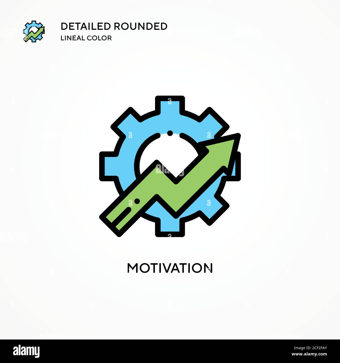 Motivation vector icon. Modern vector illustration concepts. Easy to ...