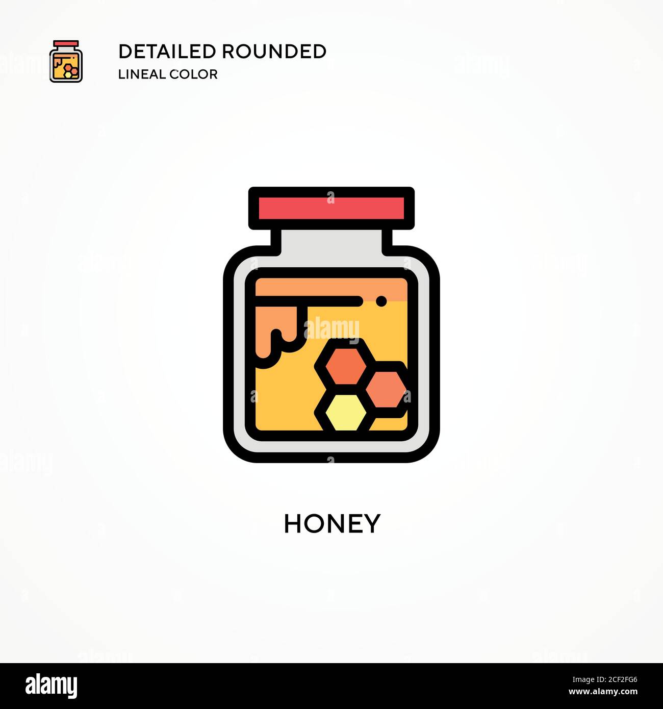 Honey vector icon. Modern vector illustration concepts. Easy to edit ...