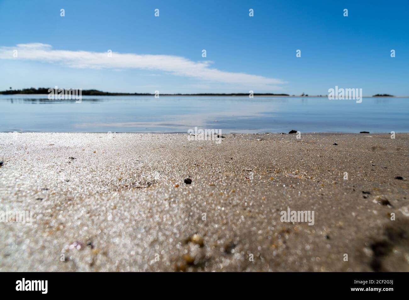 Bright day at the beach Stock Photo - Alamy