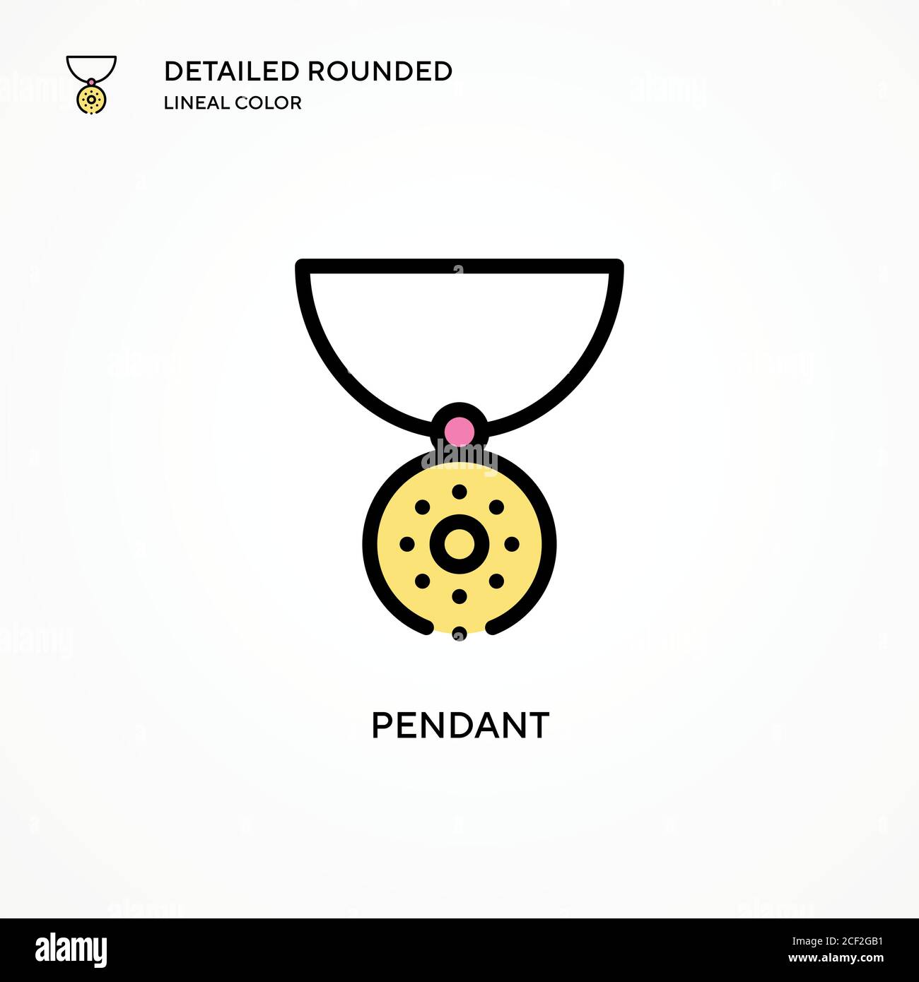 Pendant vector icon. Modern vector illustration concepts. Easy to edit ...