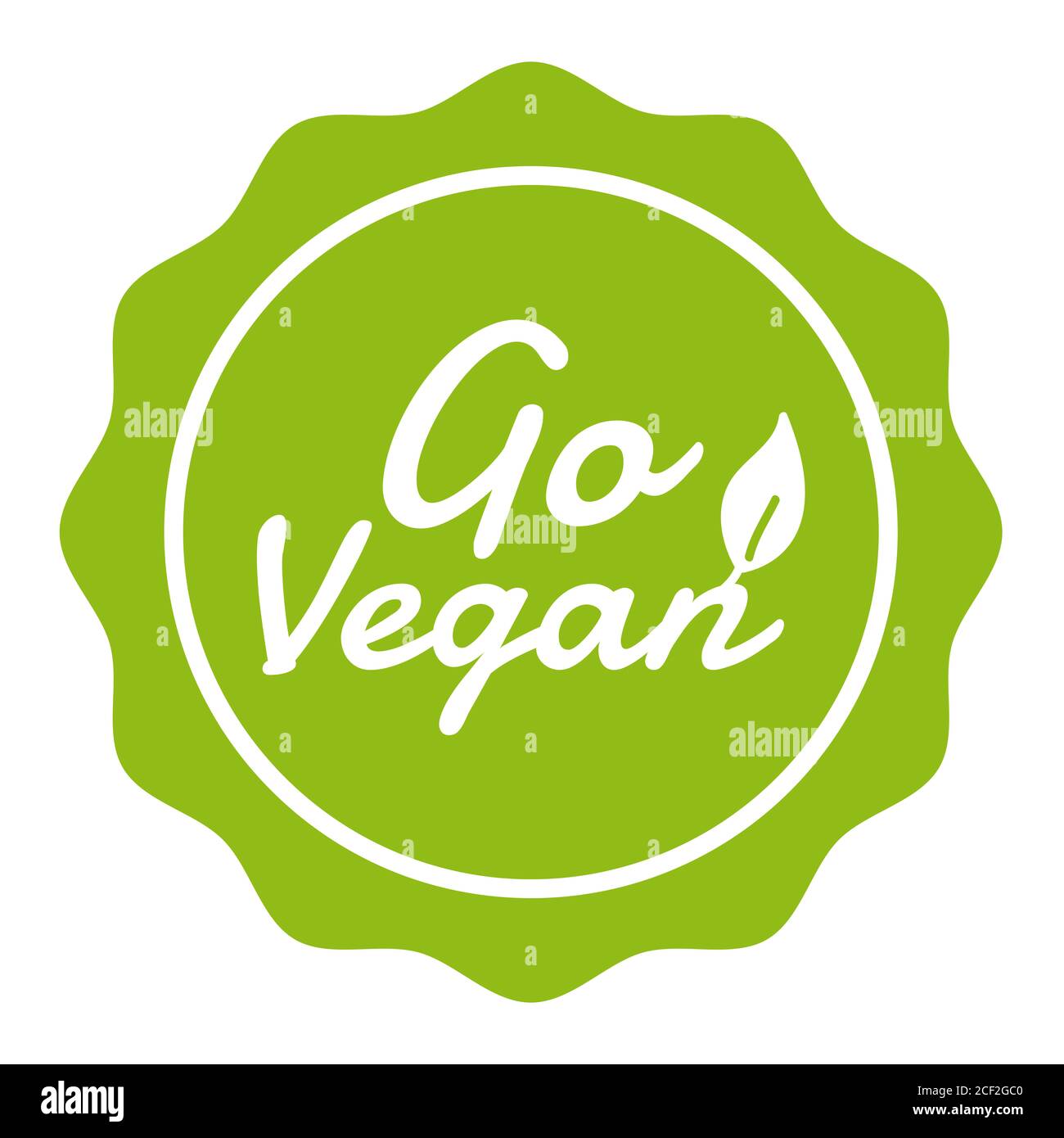 Go vegan badge hi-res stock photography and images - Alamy