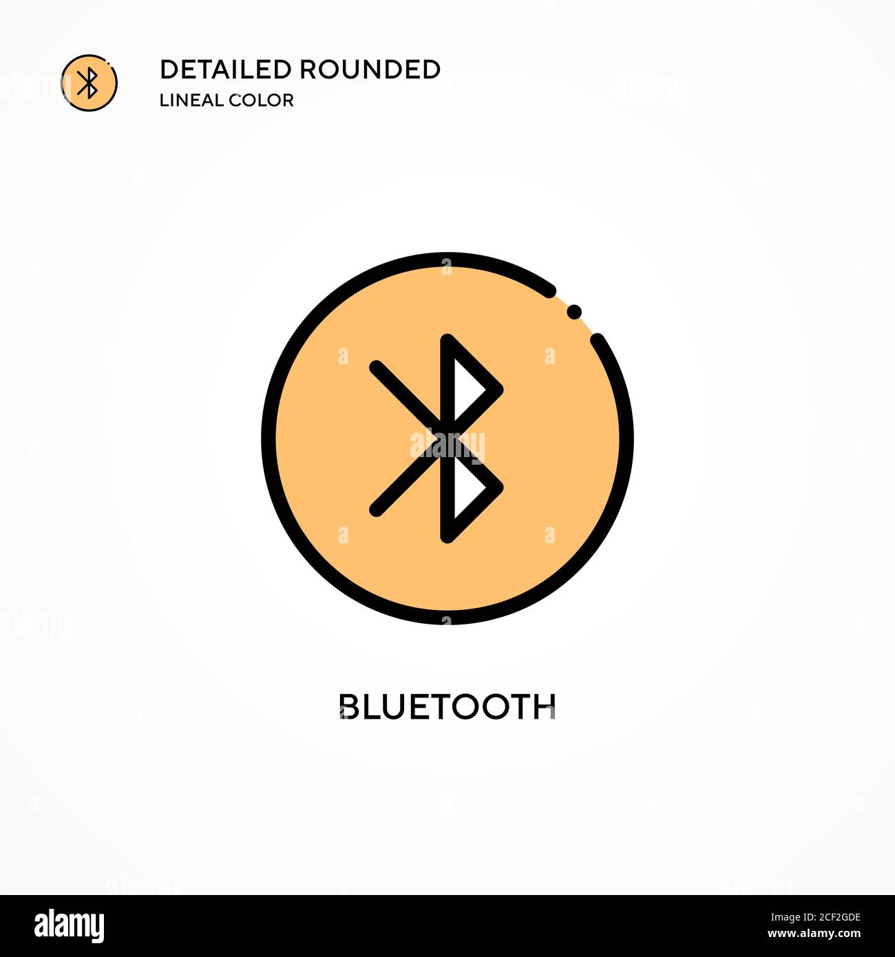 Bluetooth vector icon. Modern vector illustration concepts. Easy to ...