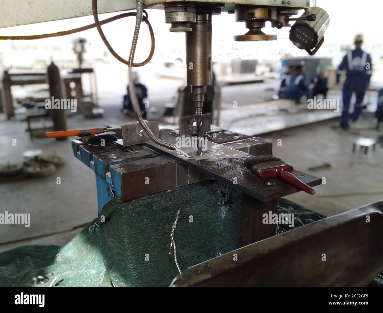 steel Structural fabrication workshop. Muscat, Oman Stock Photo - Alamy
