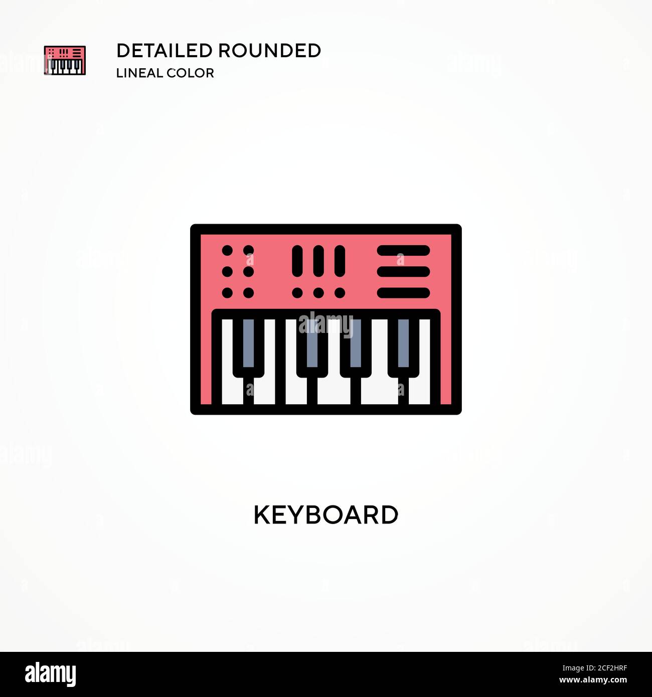 Keyboard vector icon. Modern vector illustration concepts. Easy to edit ...