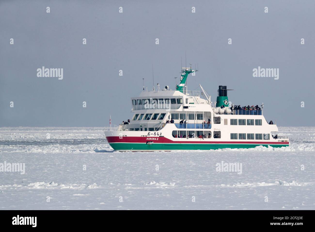 Abashiri, north Hokkaido, Japan Aurora II Tourist Icebreaker, 21 Feb ...