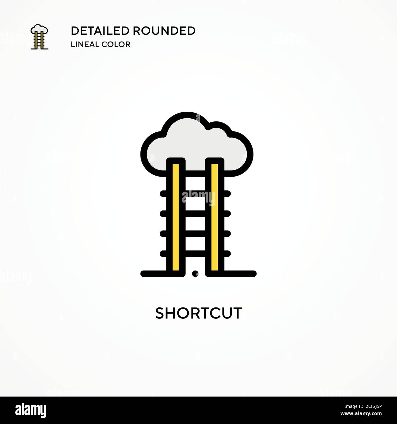Shortcut vector icon. Modern vector illustration concepts. Easy to edit ...