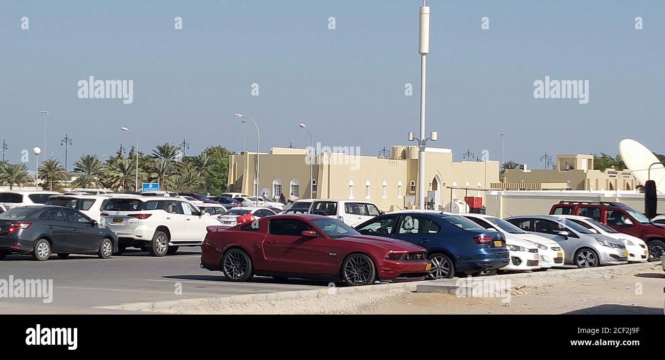 car parking area in oman Stock Photo - Alamy