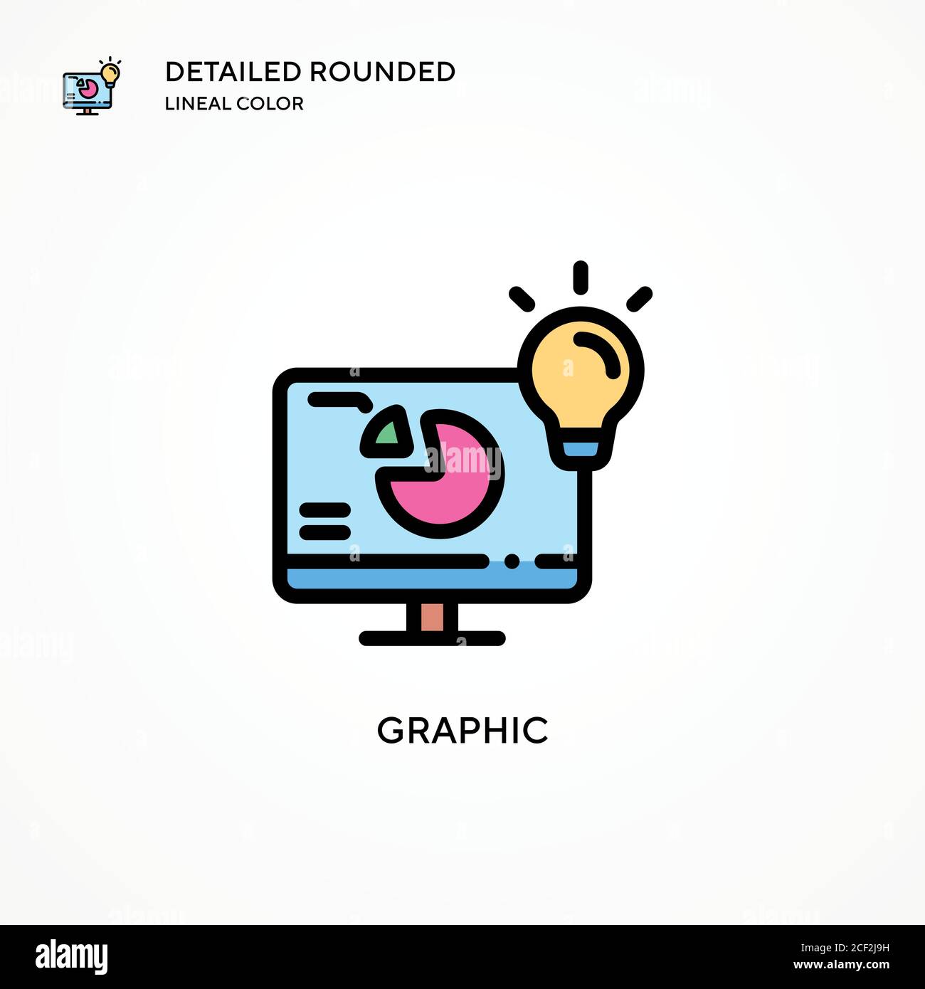 Graphic vector icon. Modern vector illustration concepts. Easy to edit ...