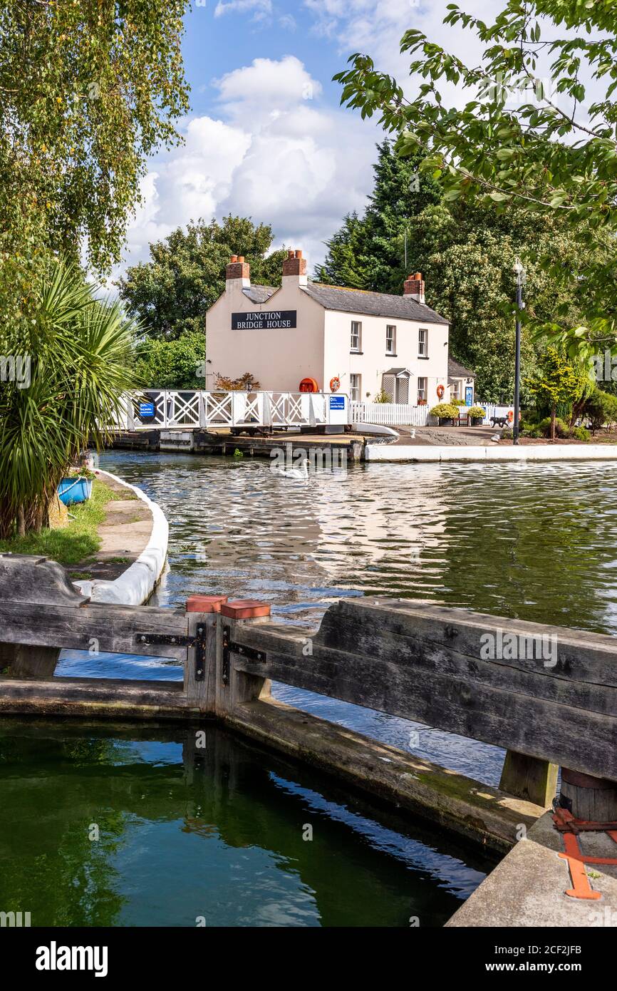Junction Bridge House at Saul Junction, the crossing point of ...