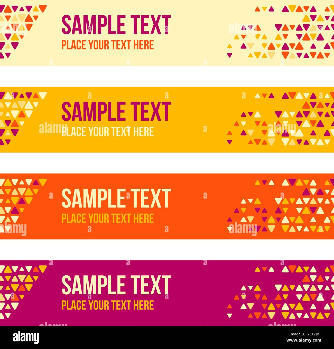 Abstract patterned banner background with mixed small spots. Colorful ...