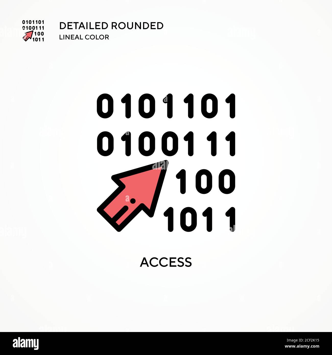 Access vector icon. Modern vector illustration concepts. Easy to edit ...