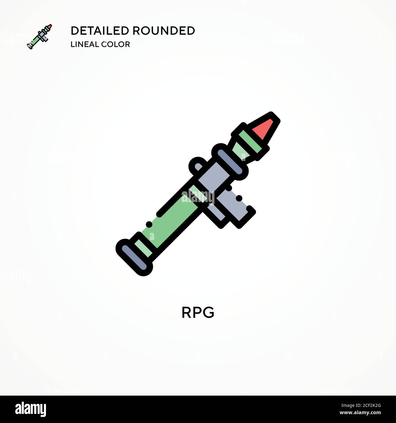 Rpg vector icon. Modern vector illustration concepts. Easy to edit and ...