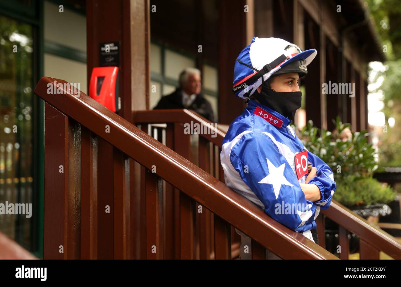 Jockey Josephine Gordon prior to the start of the Betfair Maiden Stakes ...