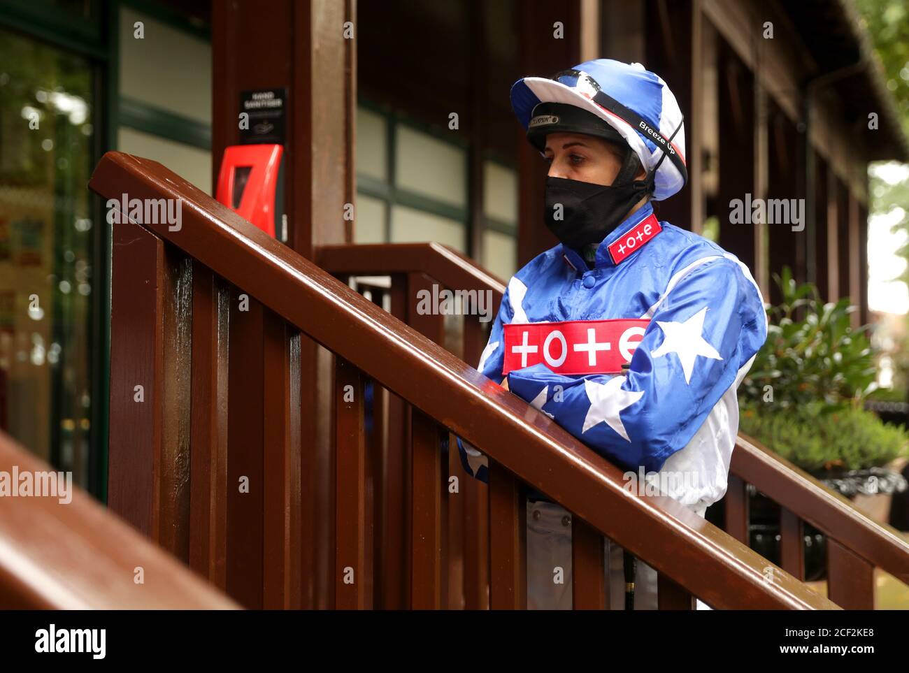 Jockey Josephine Gordon prior to the start of the Betfair Maiden Stakes ...