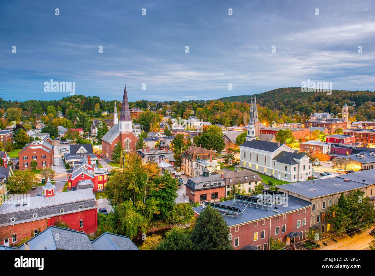 Montpelier vermont city skyline hi-res stock photography and images - Alamy