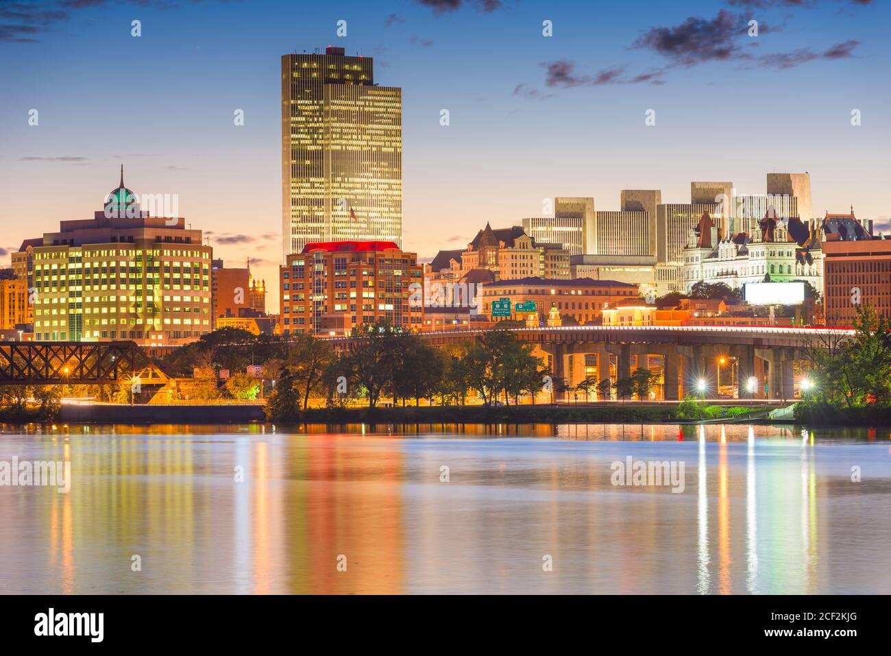 Albany new york skyline hi-res stock photography and images - Alamy