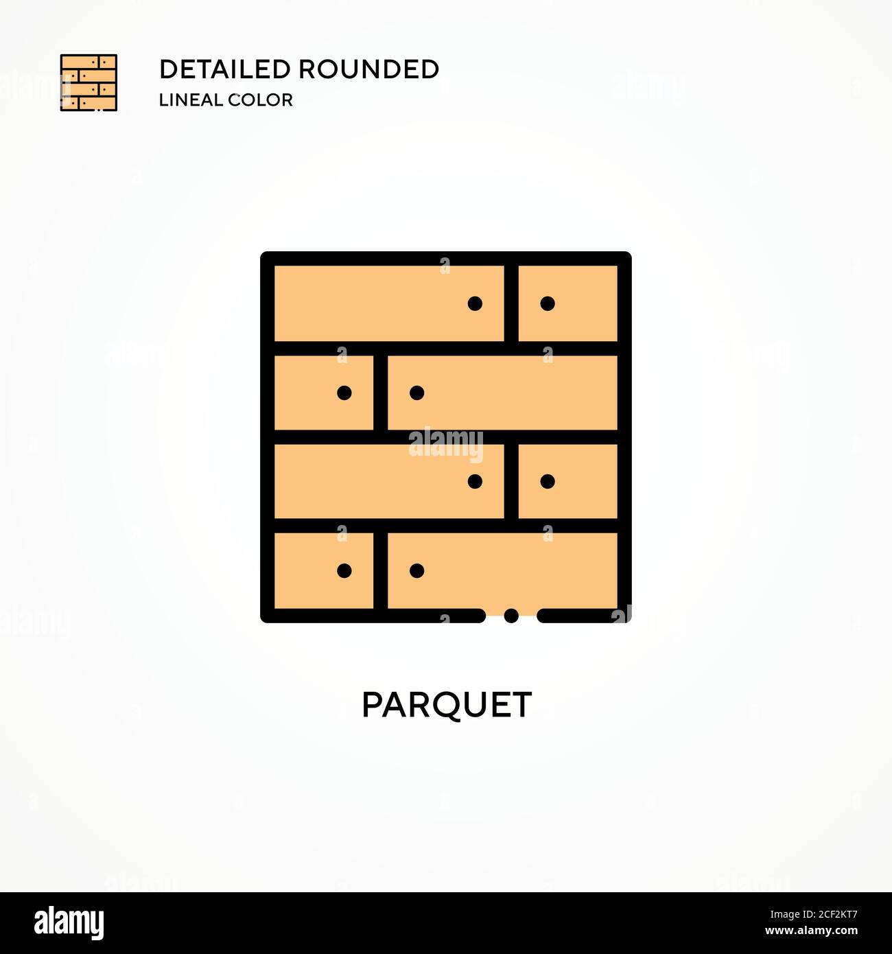 Parquet vector icon. Modern vector illustration concepts. Easy to edit ...