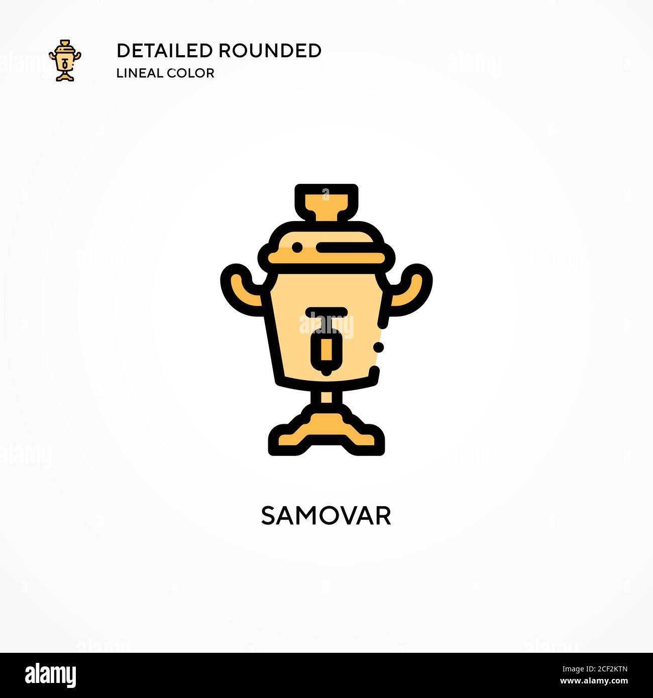 Brass samovar Stock Vector Images - Alamy