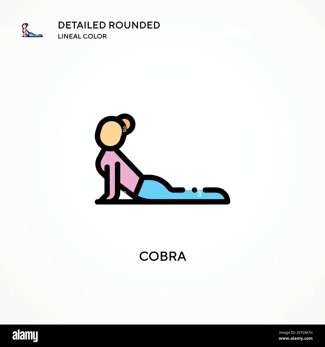 Cobra vector icon. Modern vector illustration concepts. Easy to edit ...