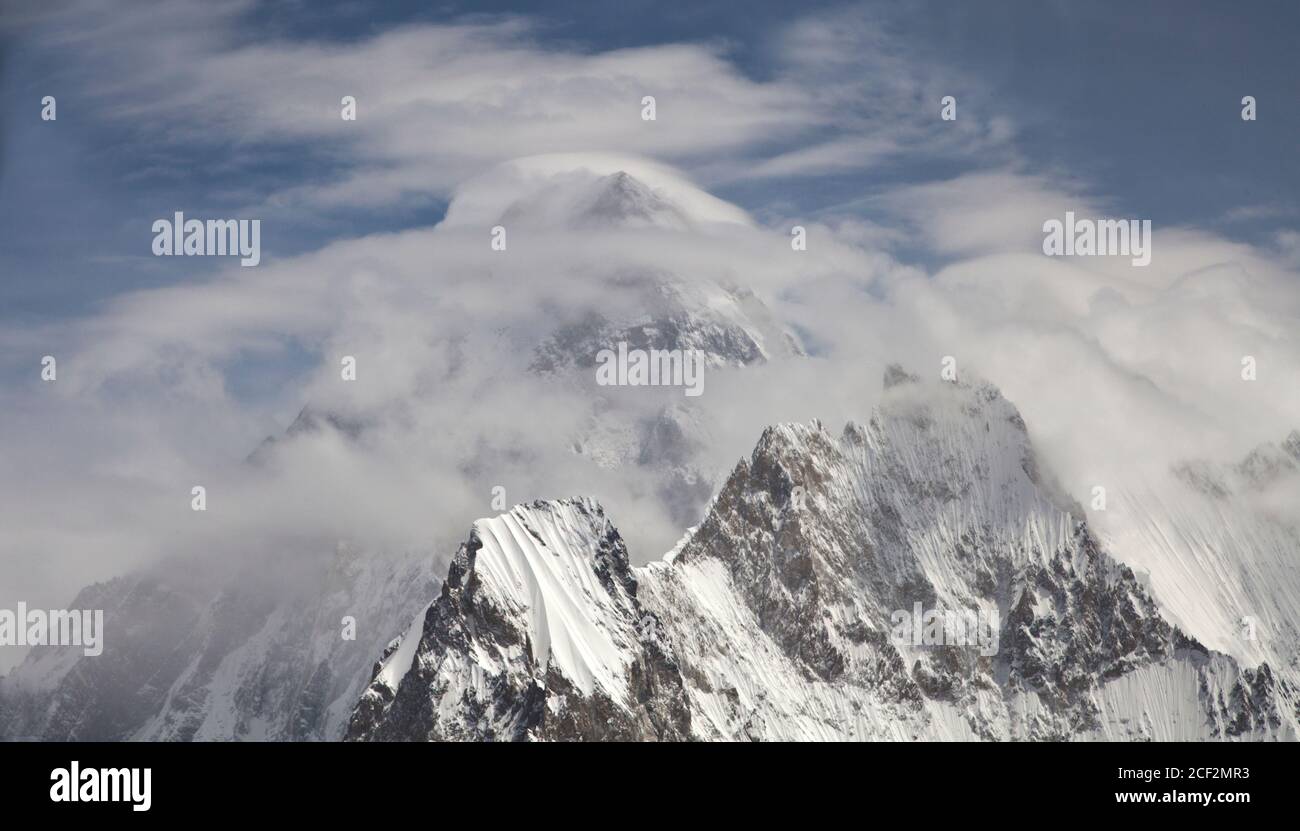 glaciers in Karakorum range Pakistan Stock Photo - Alamy