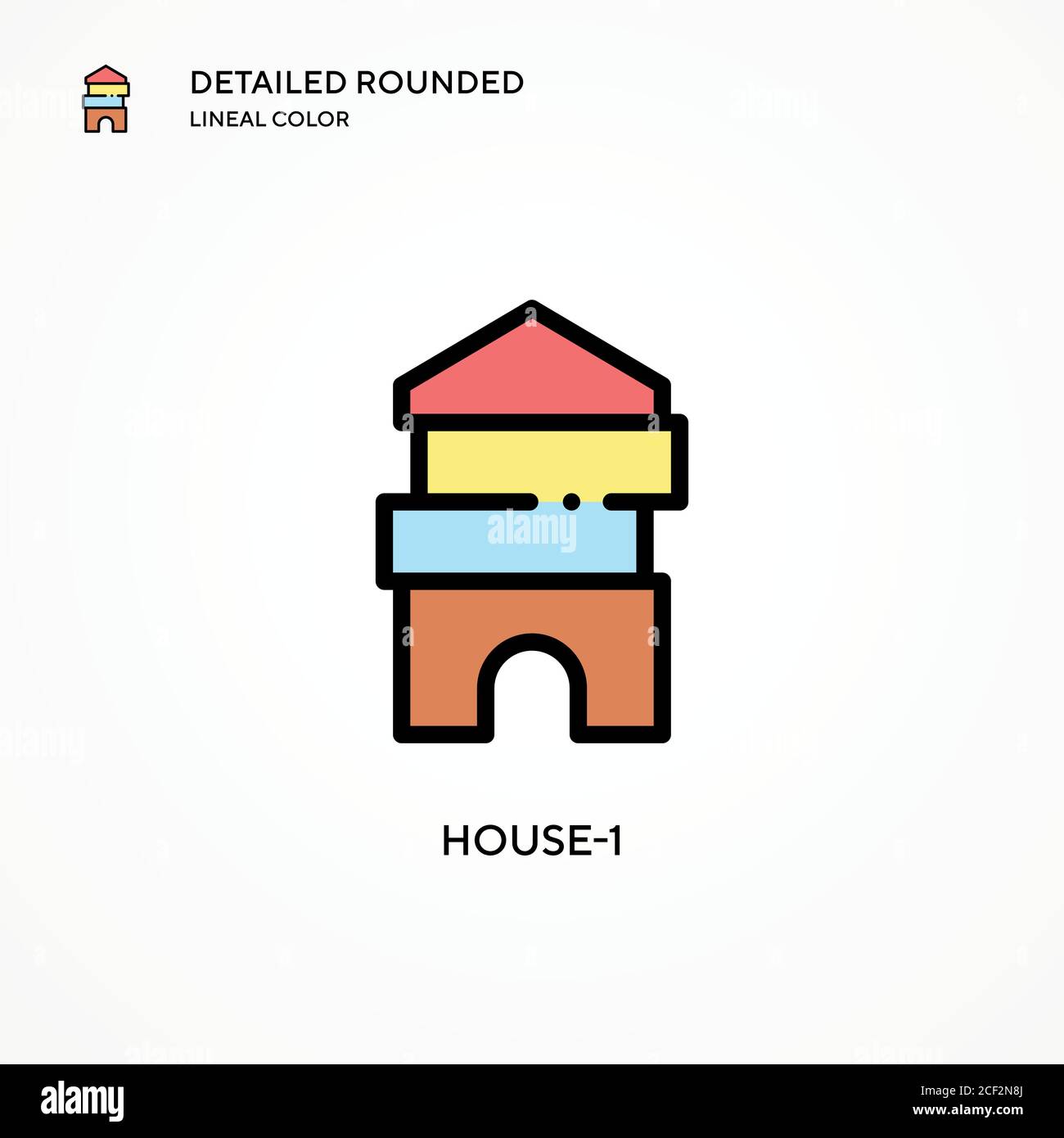 House-1 vector icon. Modern vector illustration concepts. Easy to edit ...