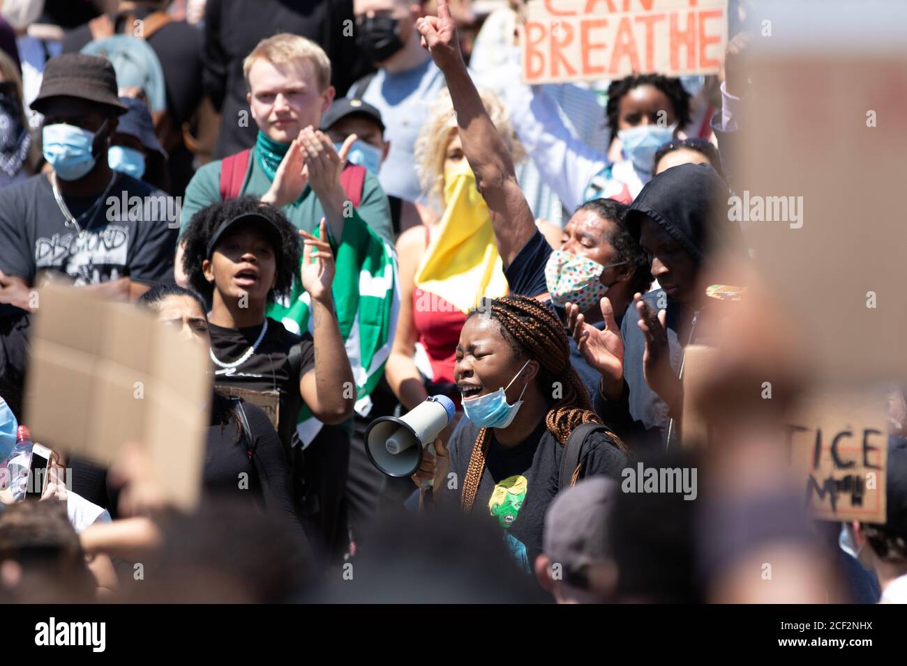Female Protestor High Resolution Stock Photography and Images - Alamy
