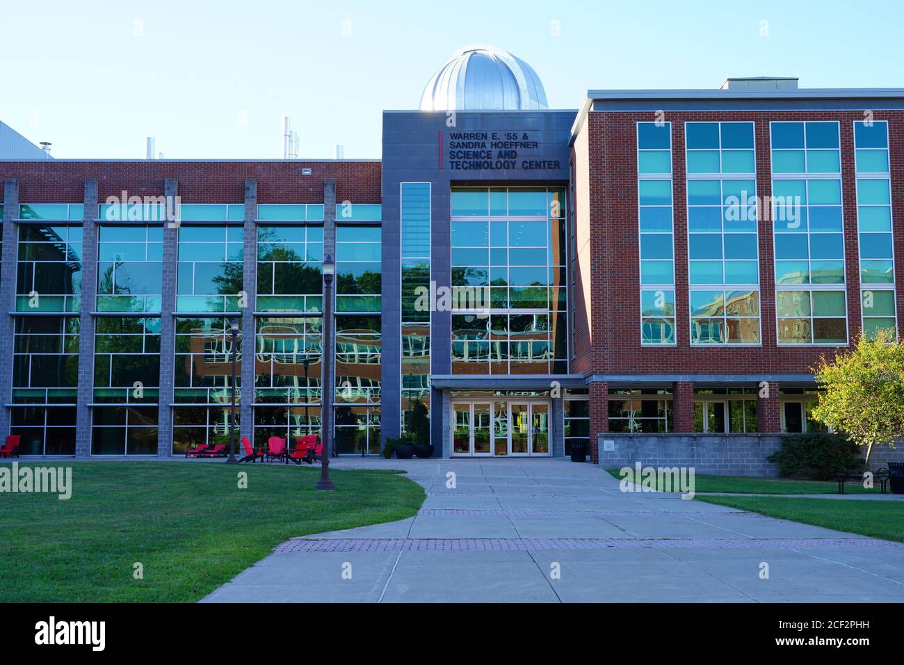EAST STROUDSBURG, PA -30 AUG 2020- View of the campus of East ...