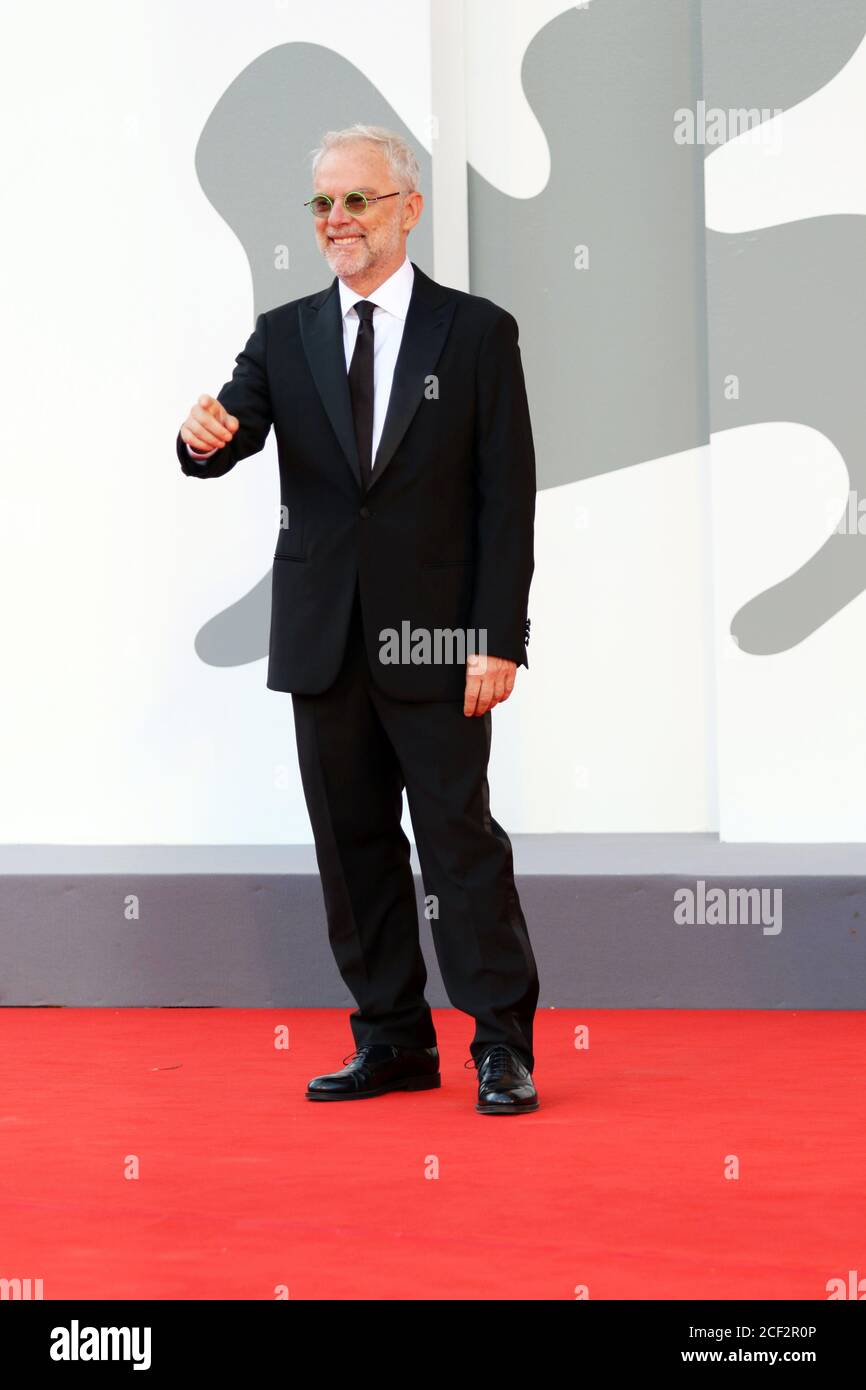 Italy, Lido di Venezia, September 02, 2020 : The italian director ...