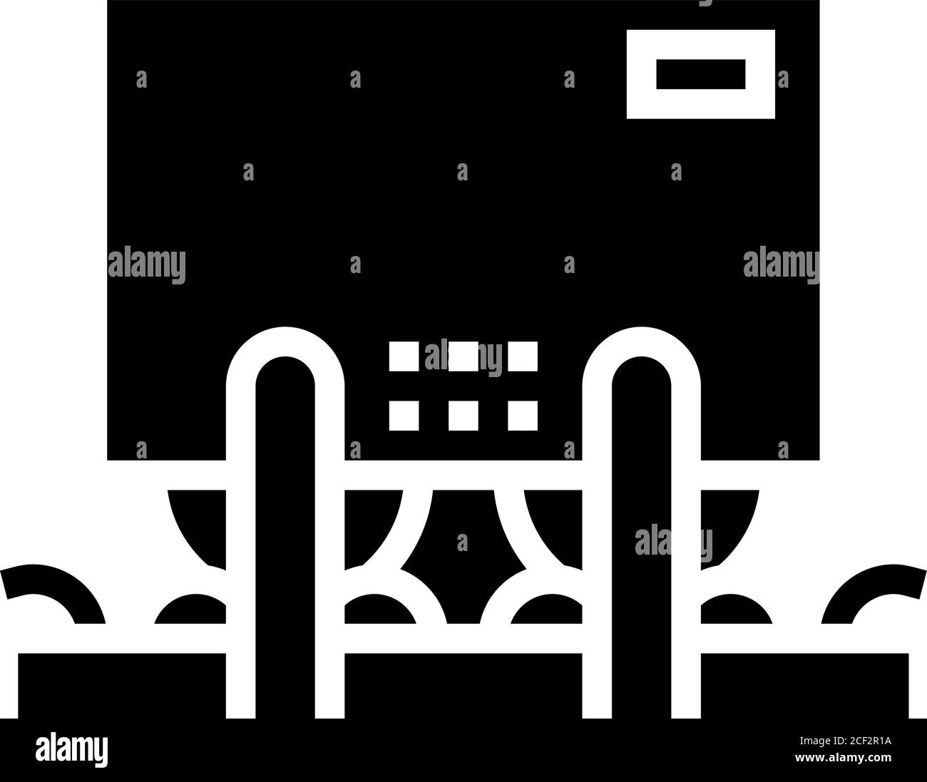 grinding machine glyph icon vector illustration Stock Vector Image ...