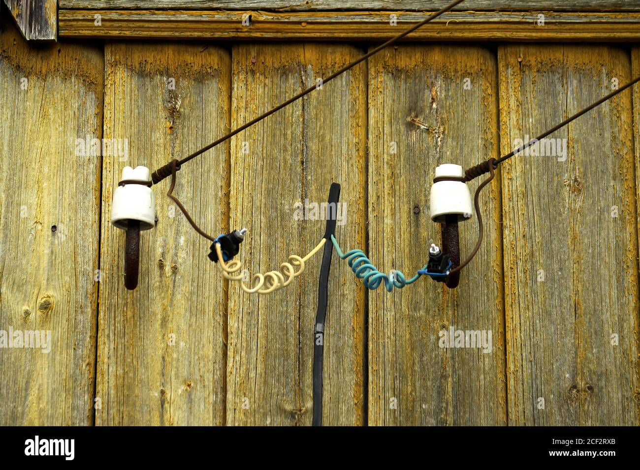 Old house electrical wiring hi-res stock photography and images - Alamy
