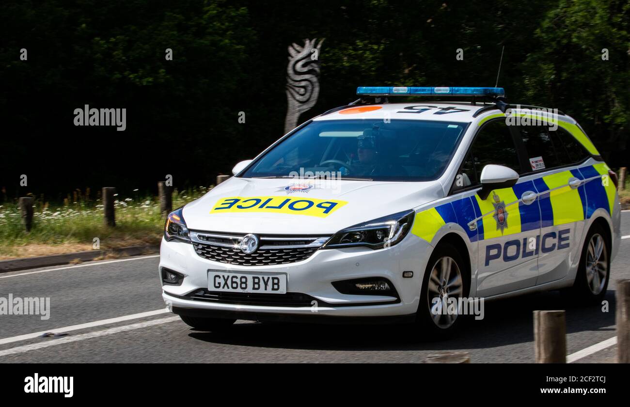 Police panda car hi-res stock photography and images - Alamy