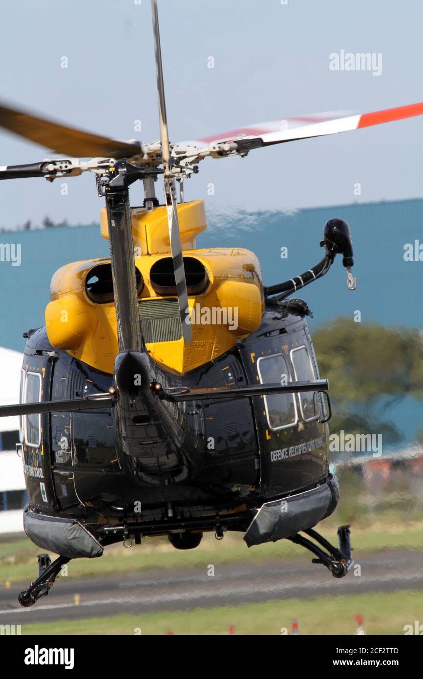 Prestwick, Ayrshire, Scotland, 31 Aug 2013 RAF defence helicopter ...