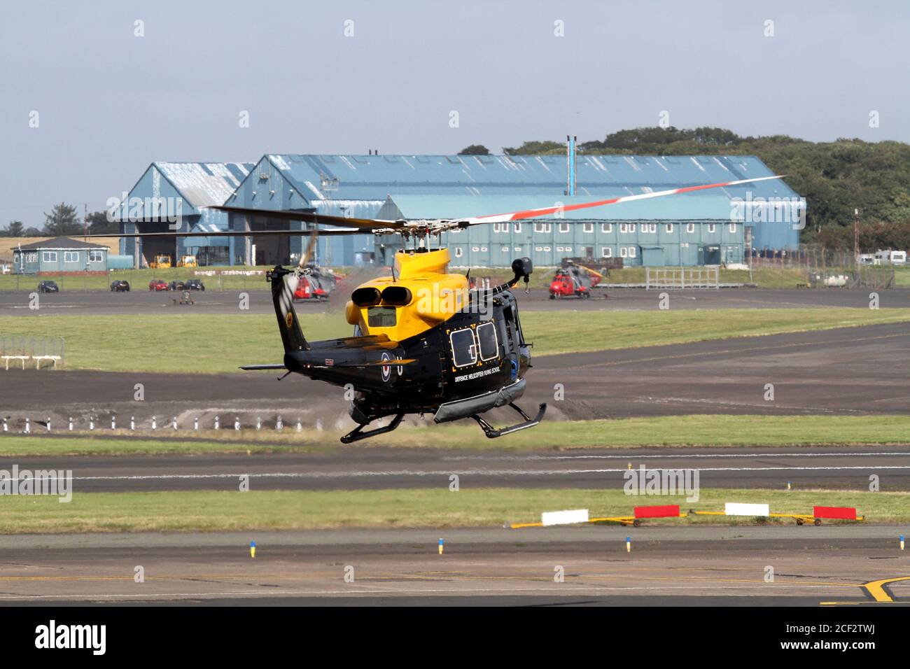 Prestwick, Ayrshire, Scotland, 31 Aug 2013 RAF defence helicopter ...