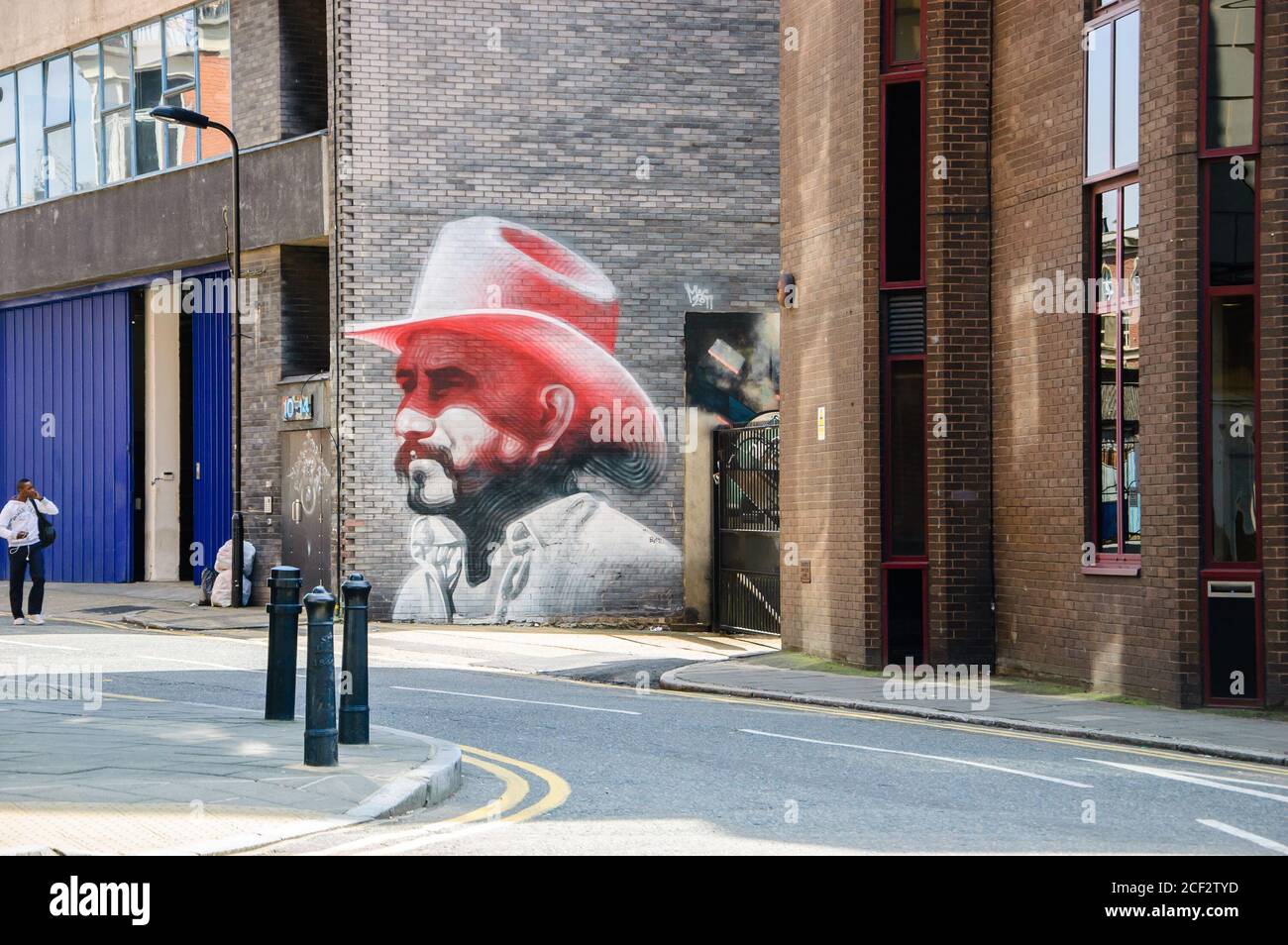Urban graffiti street art cowboy hi-res stock photography and images ...