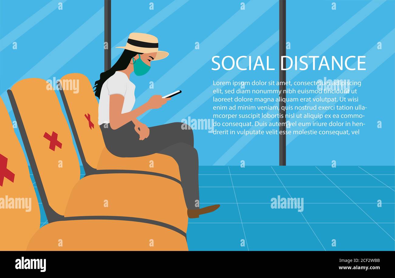 Social distance background hi-res stock photography and images - Alamy